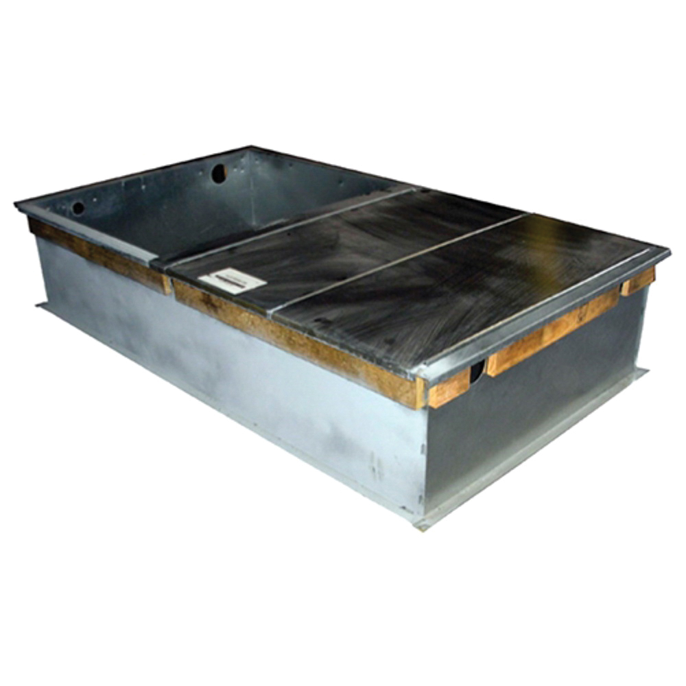 24HXS05 Ceiling Fan Coil HX Series, Uncased, Horizontal Recessed, 2 Ton